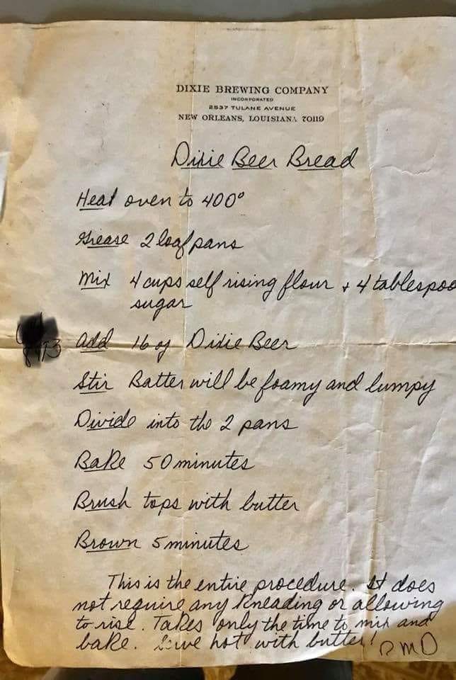 Dixie Beer Bread – Crescent City Brew Talk